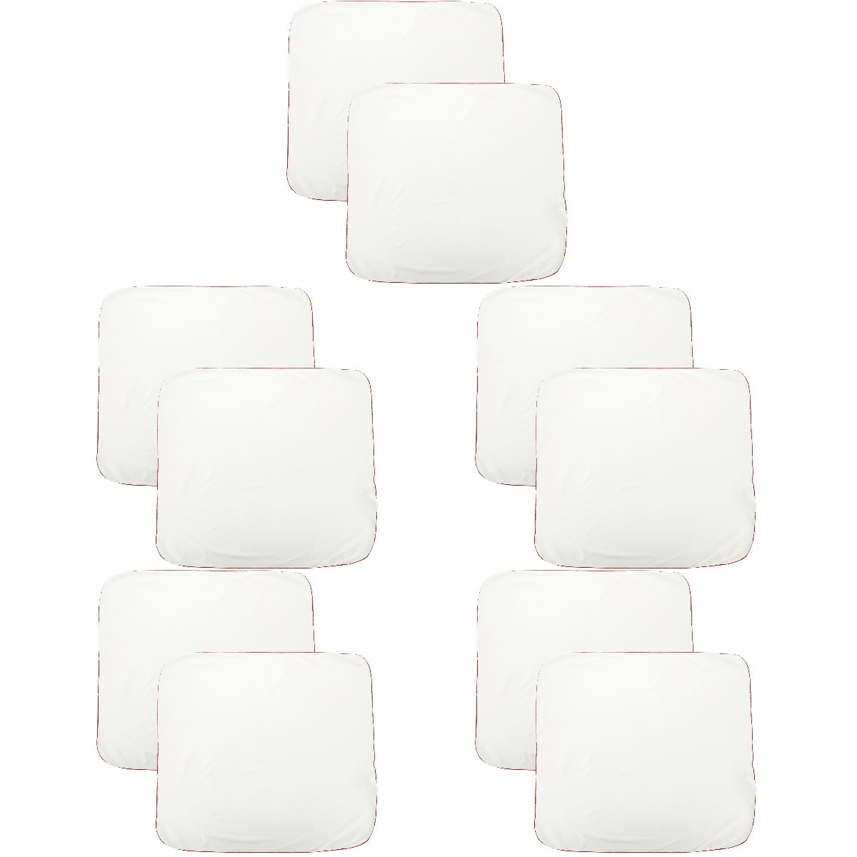 Raindrops 10 Pcs Microfiber Glass Polishing Cloths Cleaning Cloth ...