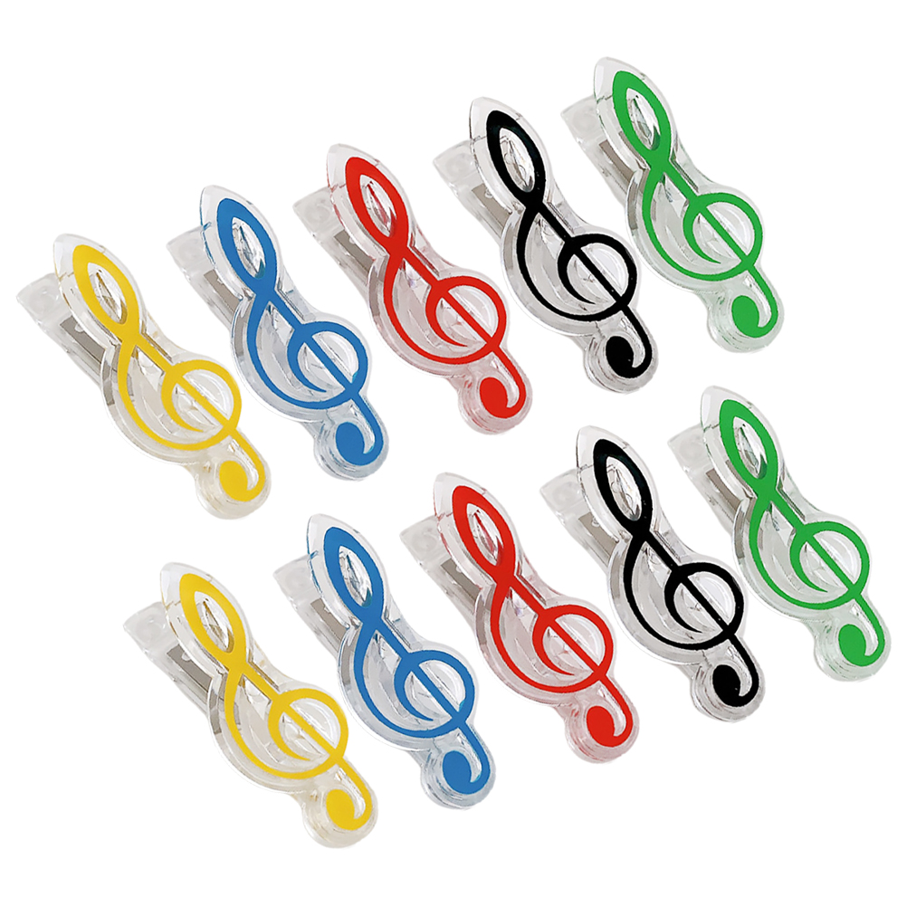 Raindrops 10 Pcs Musical Notes Paper Clips Book Page Holder Office ...