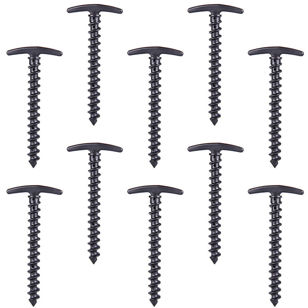 Raindrops 10 Pcs Heavy Stake Tent Stakes Outdoor Ground Nails - Walmart.com