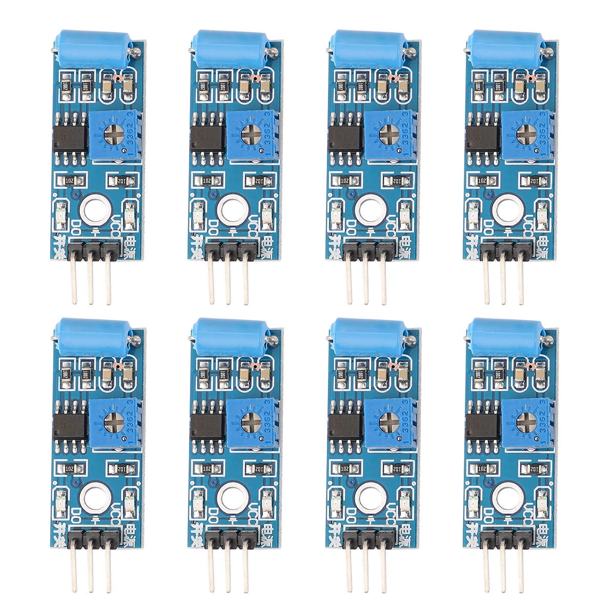 Raindrops 10 Pcs Piezoelectric Microcontroller Sensor Module Alarm ...