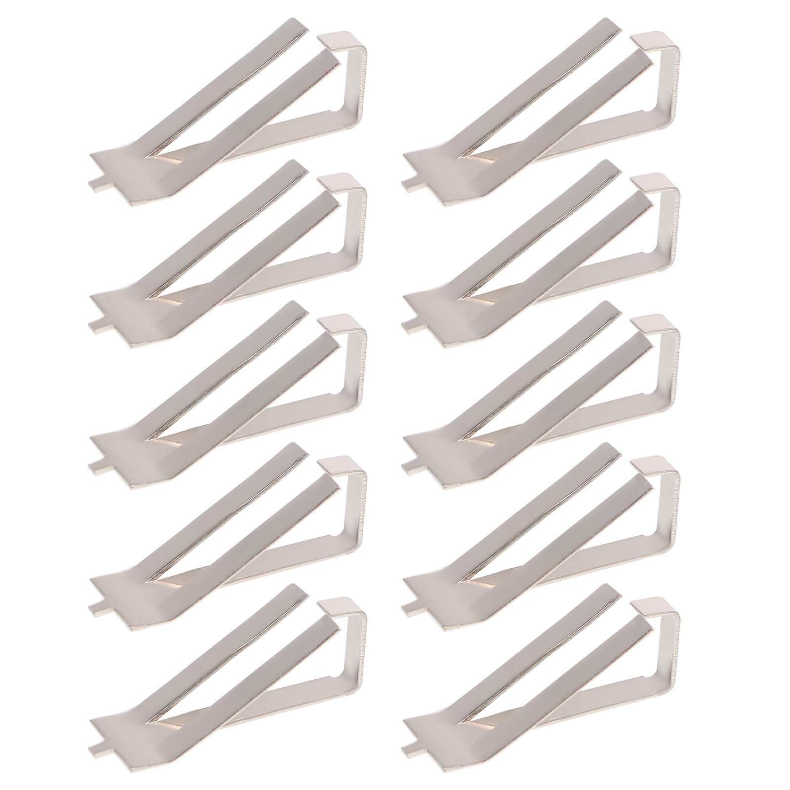 Raindrops 10 Pcs Printer Accessories Platform Clamps 3.5X1.2CM Silver ...