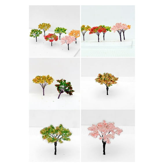 Raindrops 10 Pcs Sandbox Model Tree Mini Decorations Trees Plants Architecture - Walmart.com