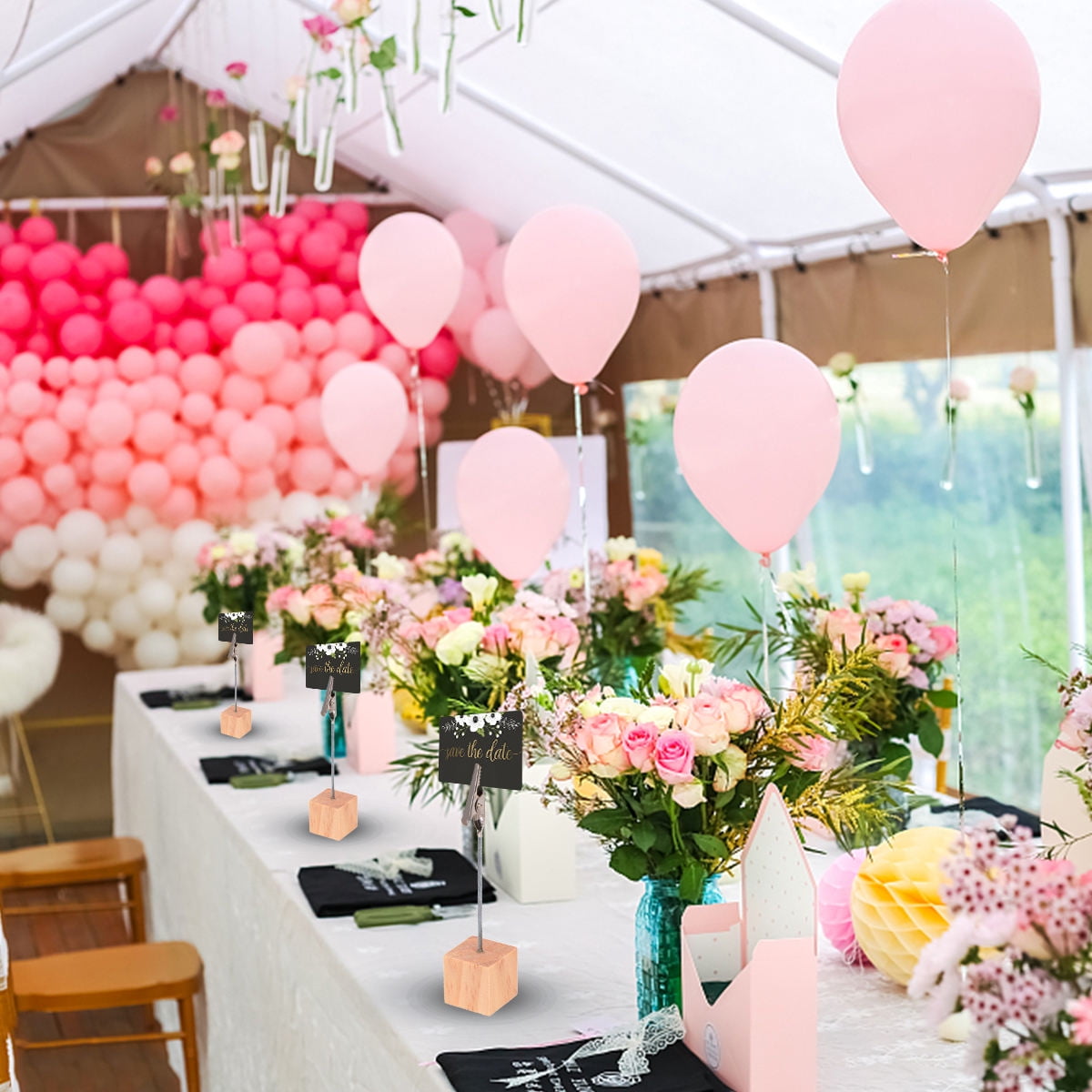 Raindrops 10 Pcs Seat Holder Memo Clips Tabletop Photo Holders - Walmart.com