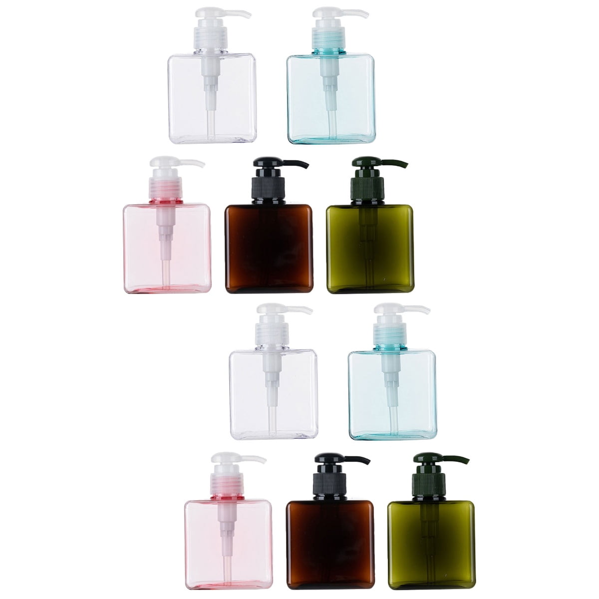 Raindrops 10 Pcs Soap Dispenser Shampoo Bottles Refillable Shampoo ...