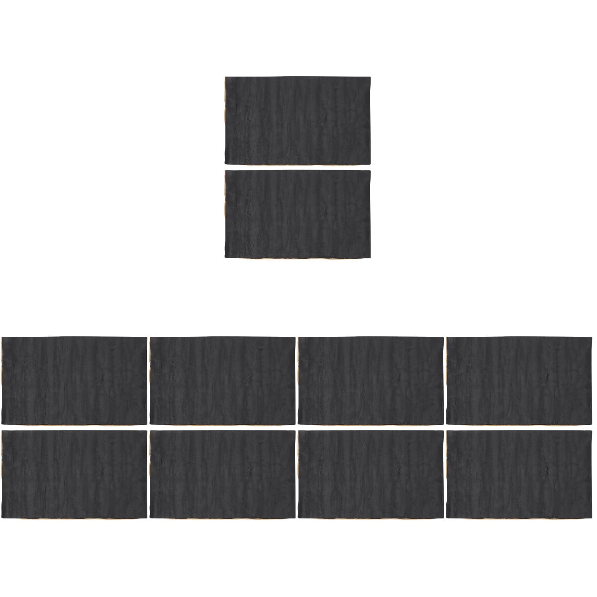 Raindrops 10 Pcs Sound Deadening Panel Car Sound Insulation Padding ...