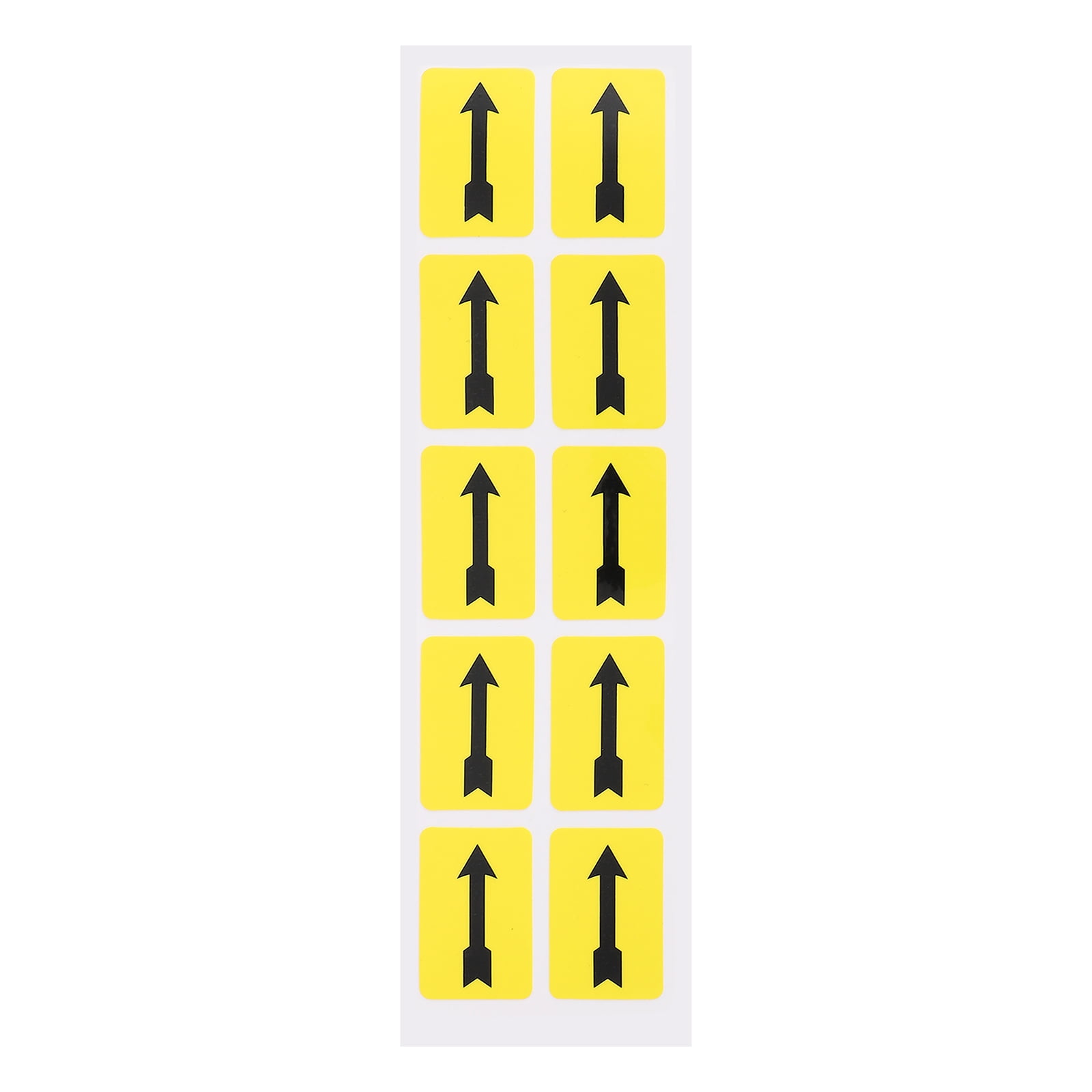 Raindrops 10 Pcs Warning Adhesive Arrow Sticker Arrow Safety Sign 3x2cm ...