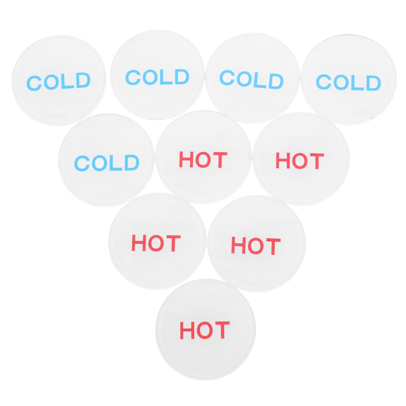 Raindrops 10 Pcs Water Signs Stickers Labels Indicator for Transparent ...