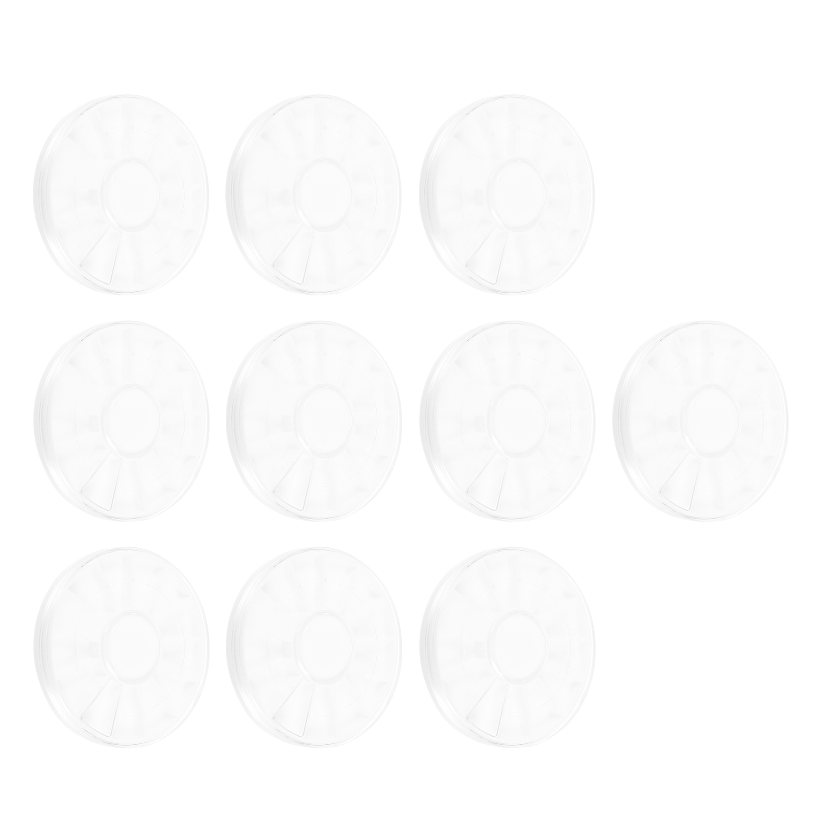 Raindrops 10 Pcs Watercolor Sample Plates Paint Mixing Trays Miss White ...