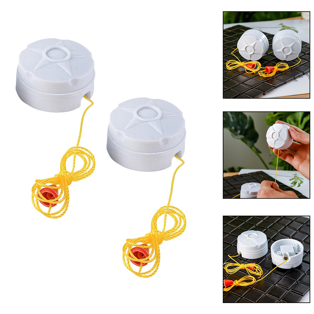 DEMACRIO Replacement Light Pull Cord Ceiling Light Pull Switches Round ...