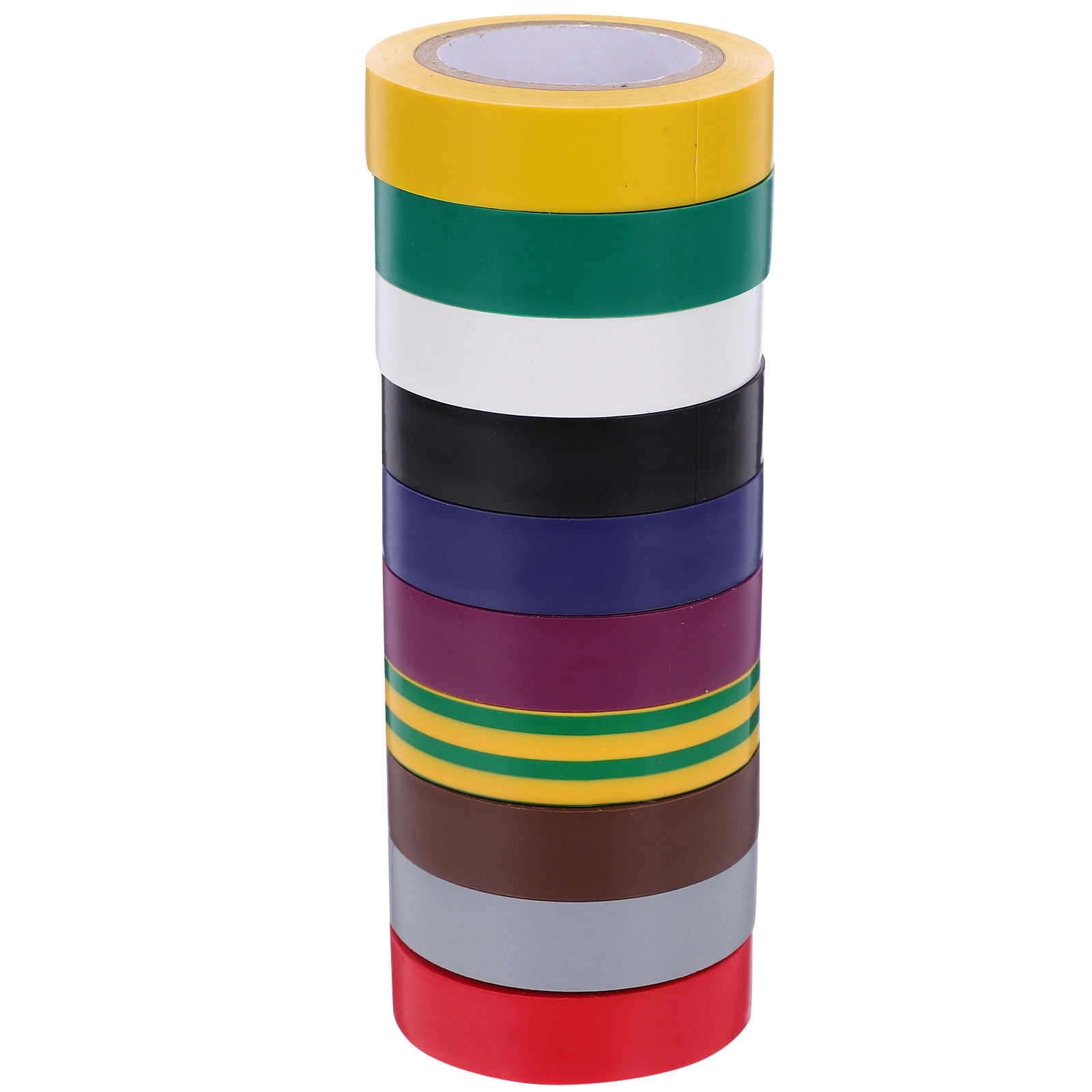 Raindrops 10 Rolls Wire Tapes Electrical Tape Colored Electrician Tape ...