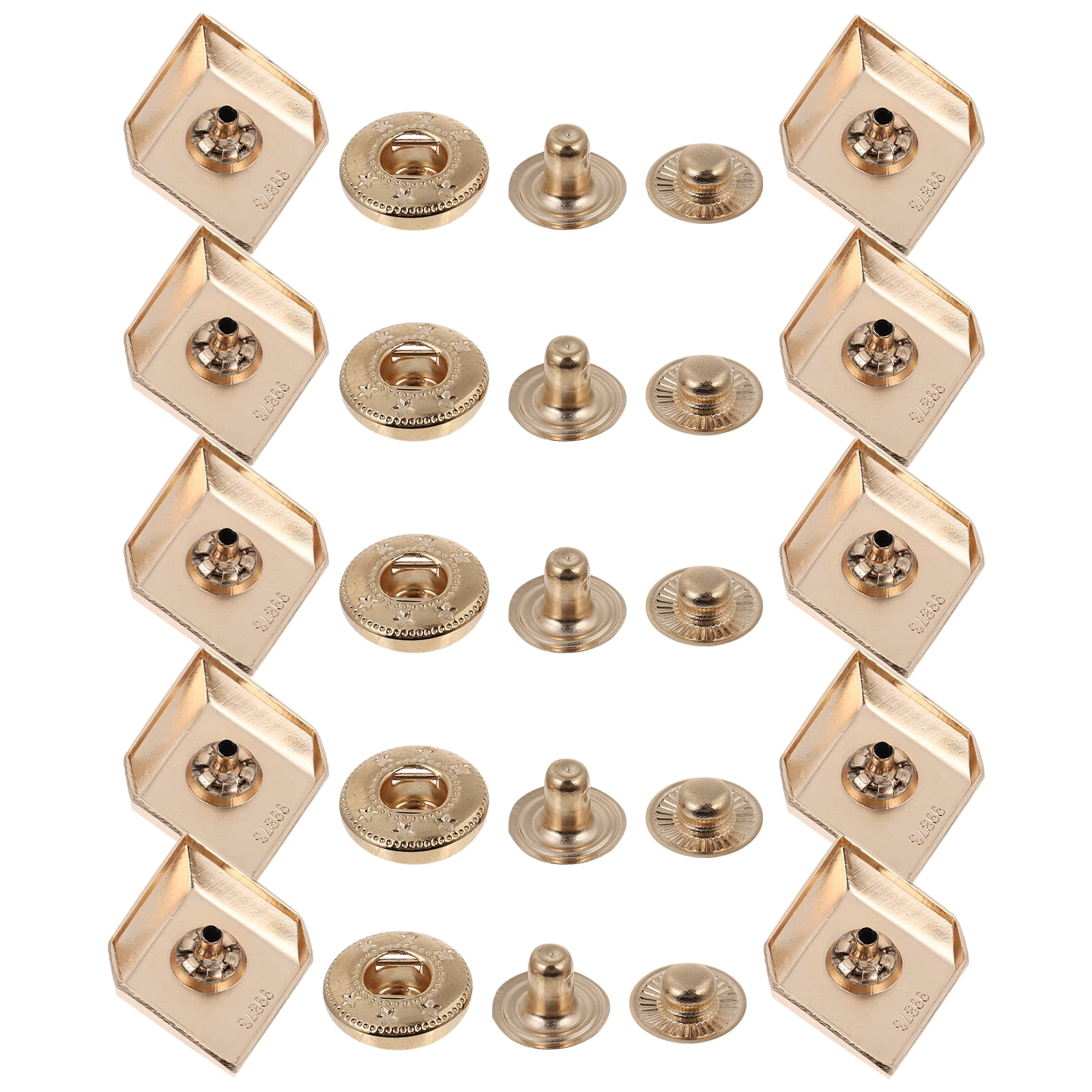Raindrops 10 Sets Band Clamps Duty Belt Accessories Button Snap ...