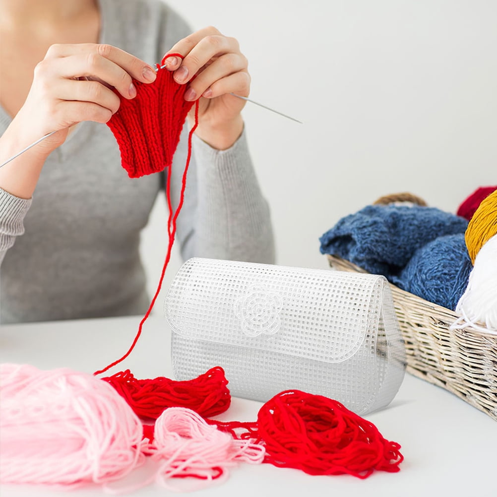 Raindrops 10 Sets Diy Bag Mesh Sheets Plastic Mesh Canvas For Crafting ...