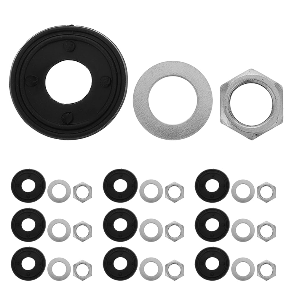 Raindrops 10 Sets Diy Clock Mechanism Parts Kit Washers Nuts Gaskets ...