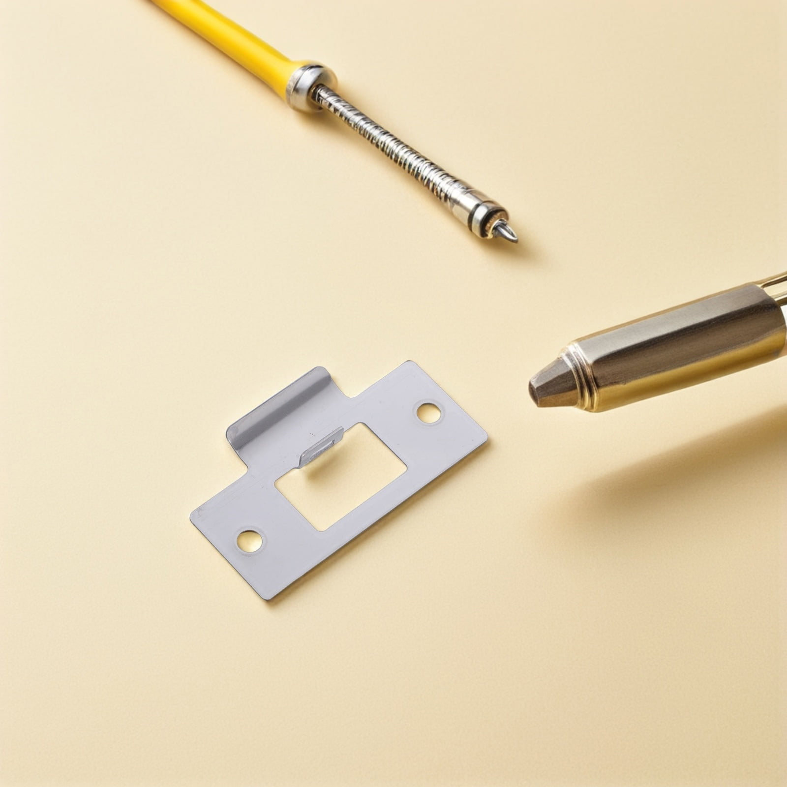 Raindrops 10 Sets Door Latch Strike Plate Stainless Steel Door Lock ...