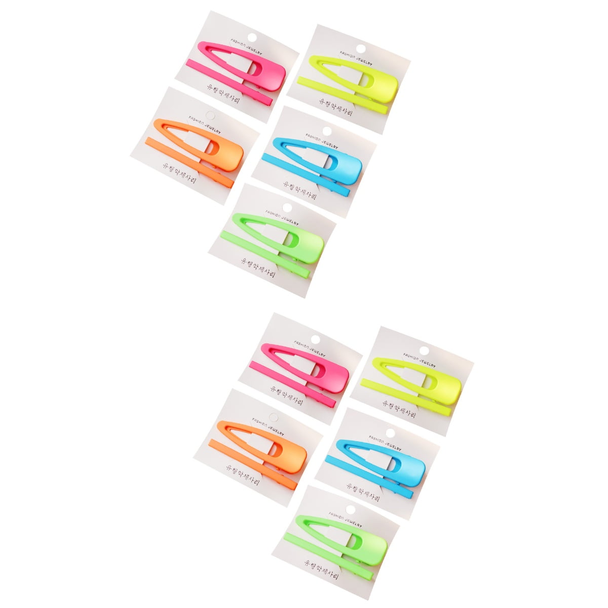 Raindrops 10 Sets Fluorescent Color Hair Clips Lovely Clip Creative ...