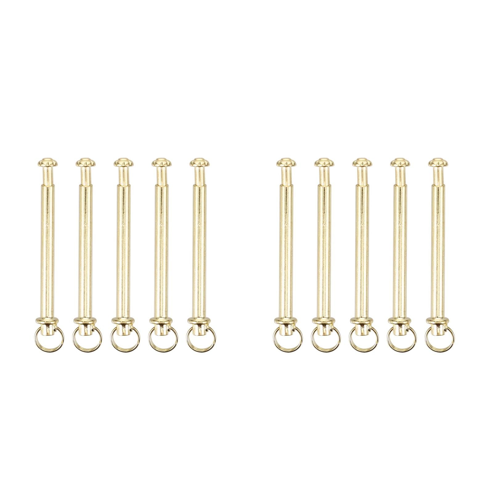 Raindrops 10 Sets Hand Fan Repair Kit Metal Shaft Rivets And Nuts ...