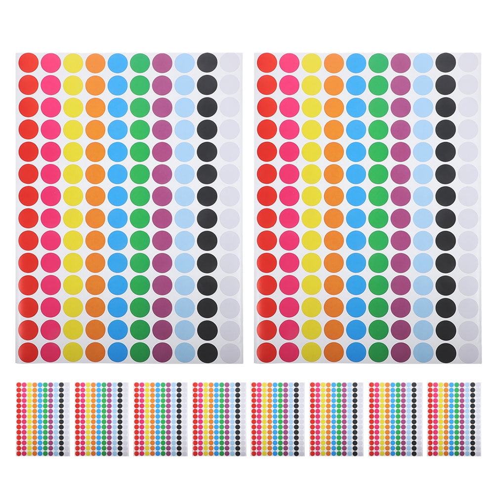 Raindrops 10 Sheets Circular Dot Stickers For Party Decorations And ...