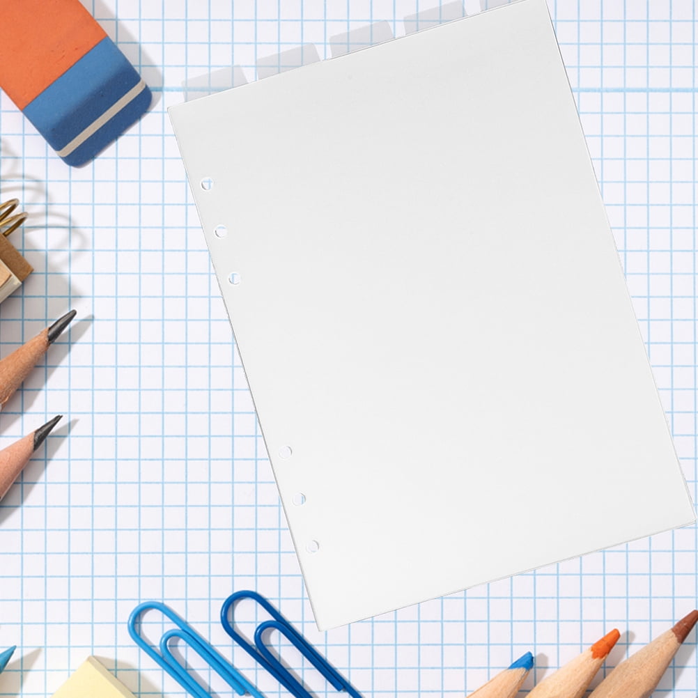 Raindrops 10 Sheets Dividers Bulk Tab Notebook Partition Baffle ...