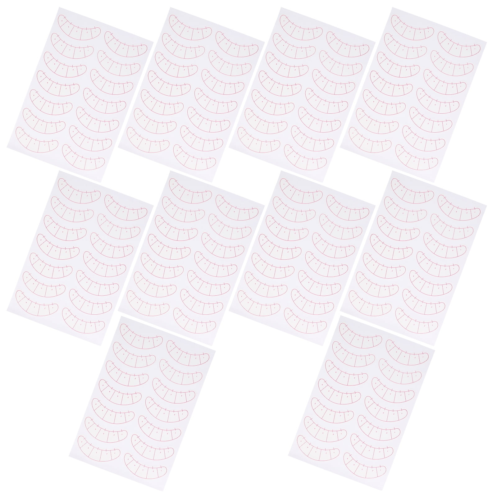 Raindrops 10 Sheets Of Eyelash Pad Under Eye Pads Eyelash Extension ...