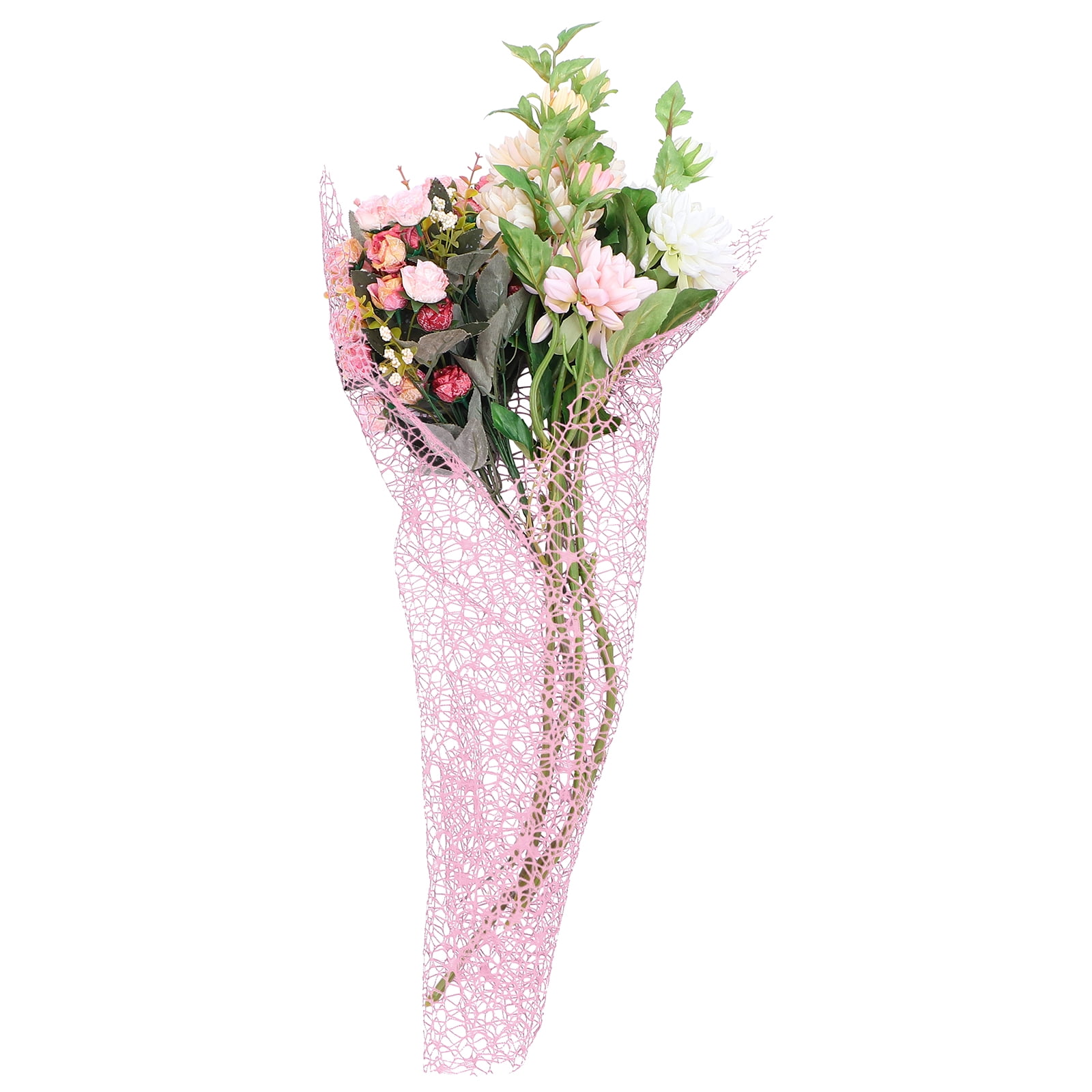 Raindrops 10 Sheets Floral Tape Green Bouquet Wrapping Net Mesh Paper ...