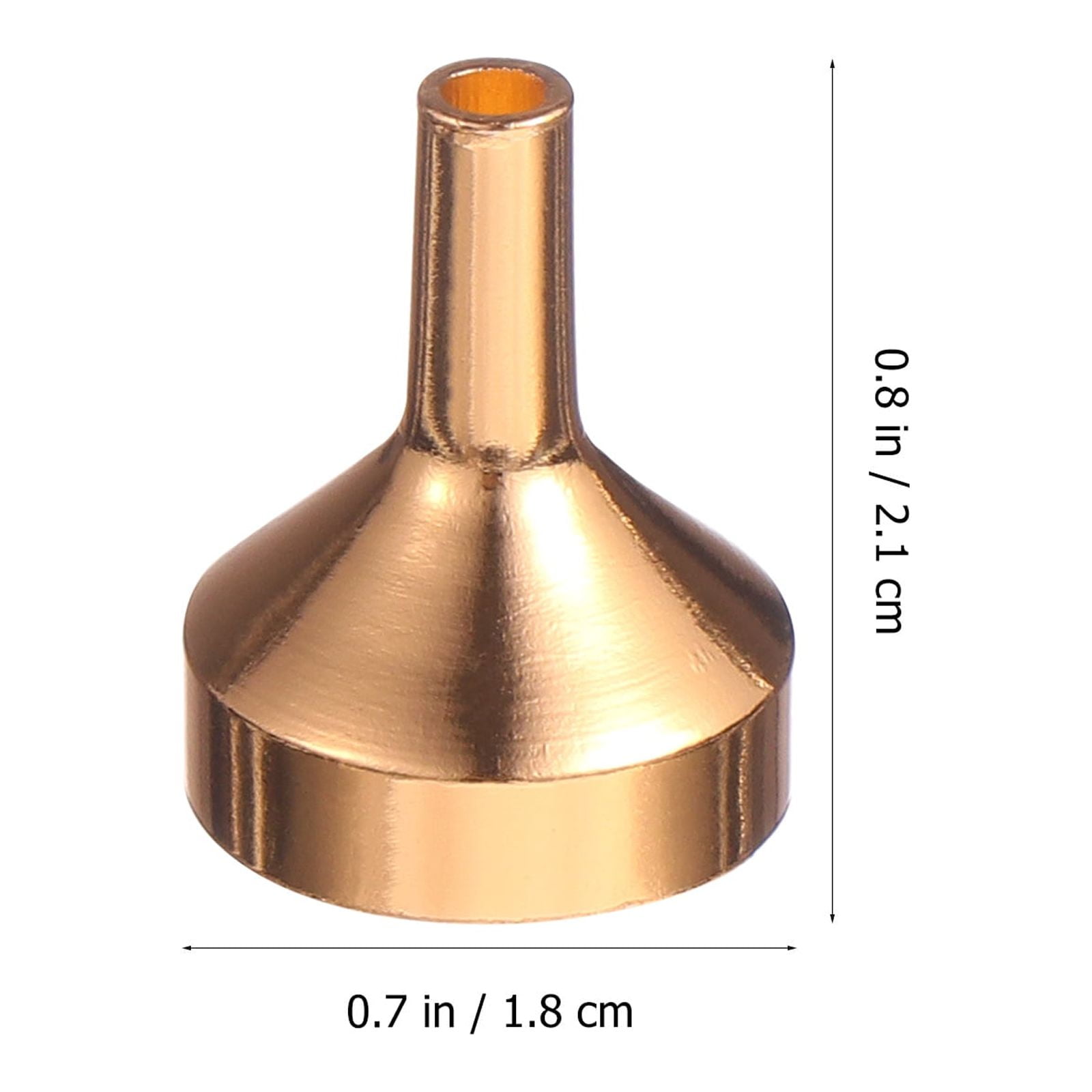 Raindrops 10 Small Metal Funnels + 2 Pipettes for Small Bottle ...