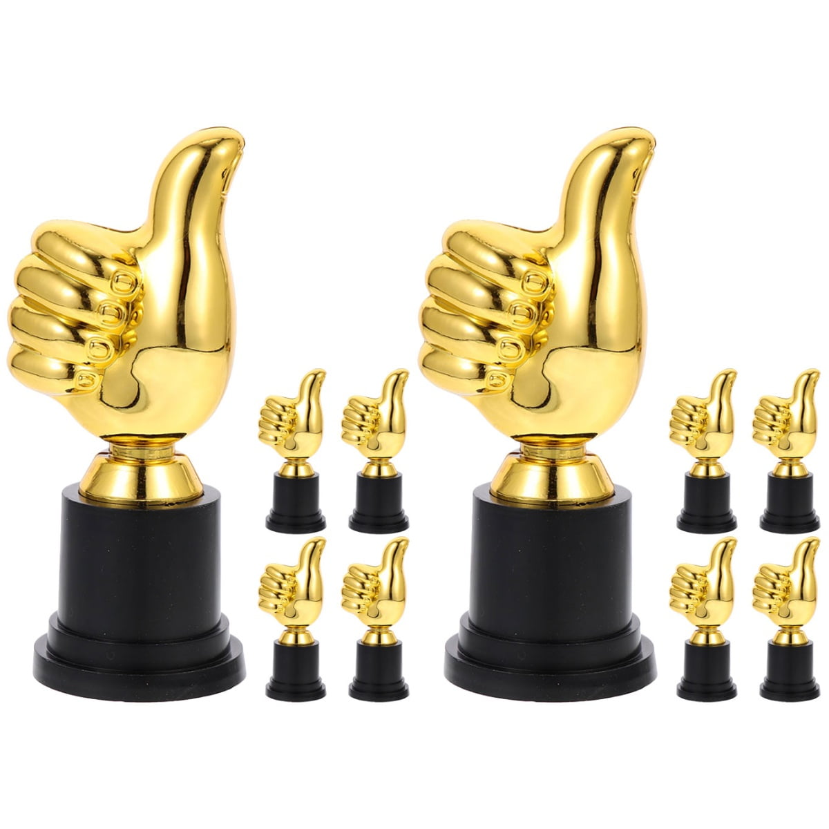 Raindrops 10 pcs Award Trophy Thumb Trophy Decor Plastic Award Trophy ...