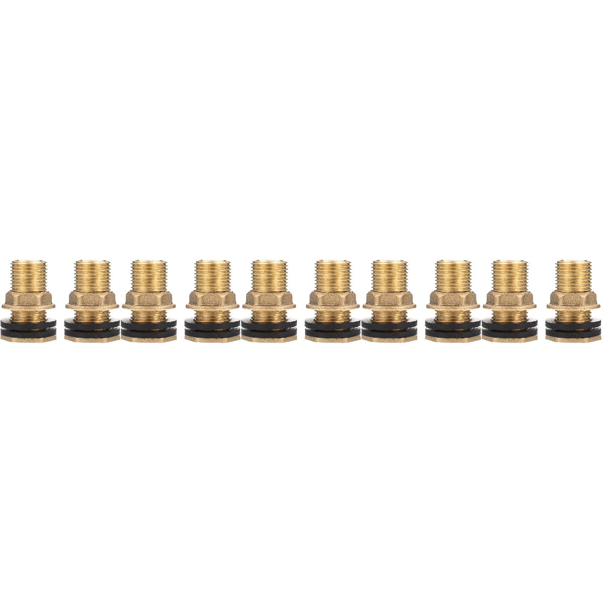 Raindrops 10 pcs Brass Threaded Water Tower Connector 1/2" Male 3/8 ...
