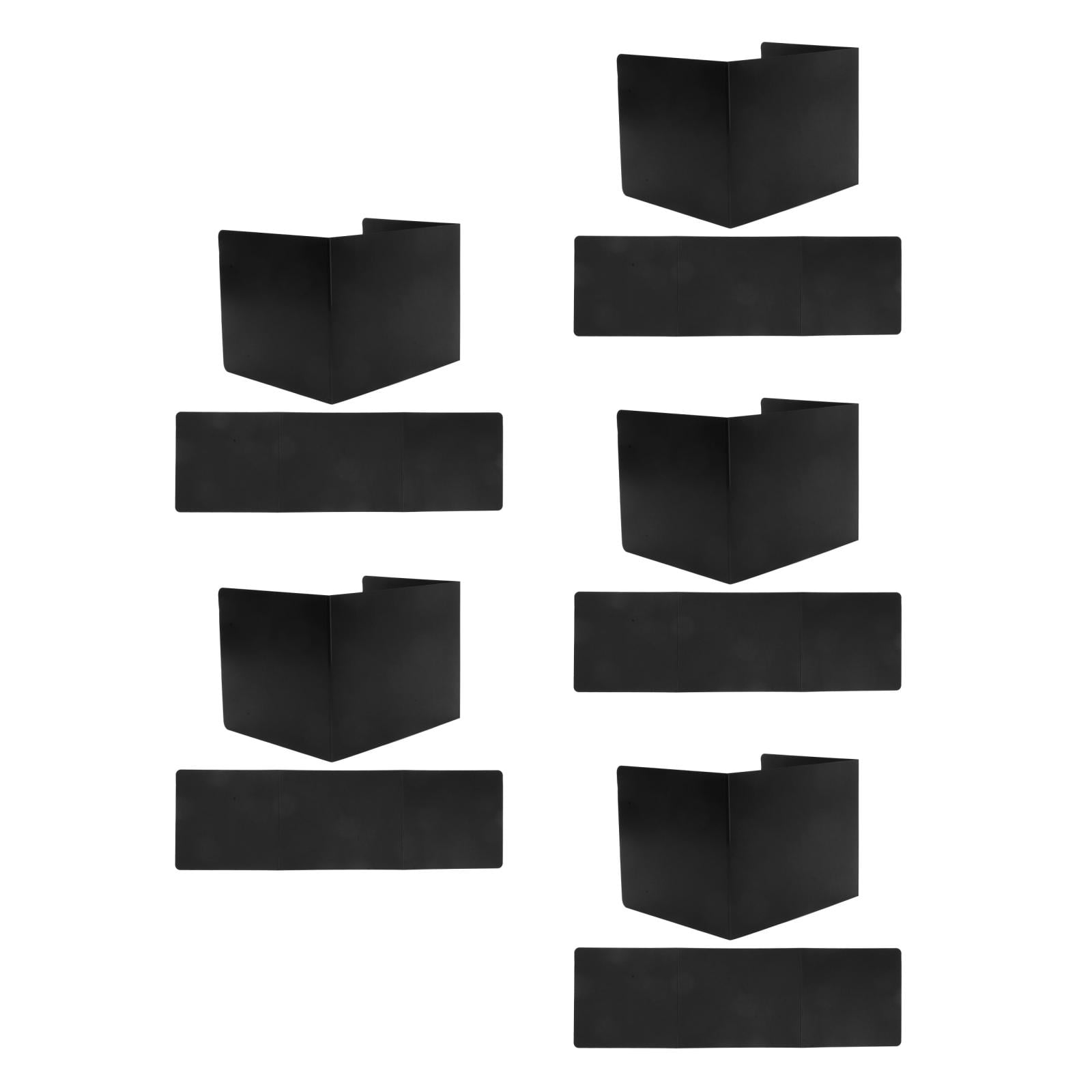 Raindrops Plastic Privacy Partitions Black PP for Home Student Study ...