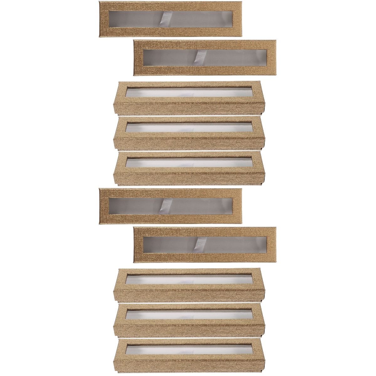 Raindrops 10 pcs Empty Pen Gift Box Paper Case with Clear Window Pencil ...