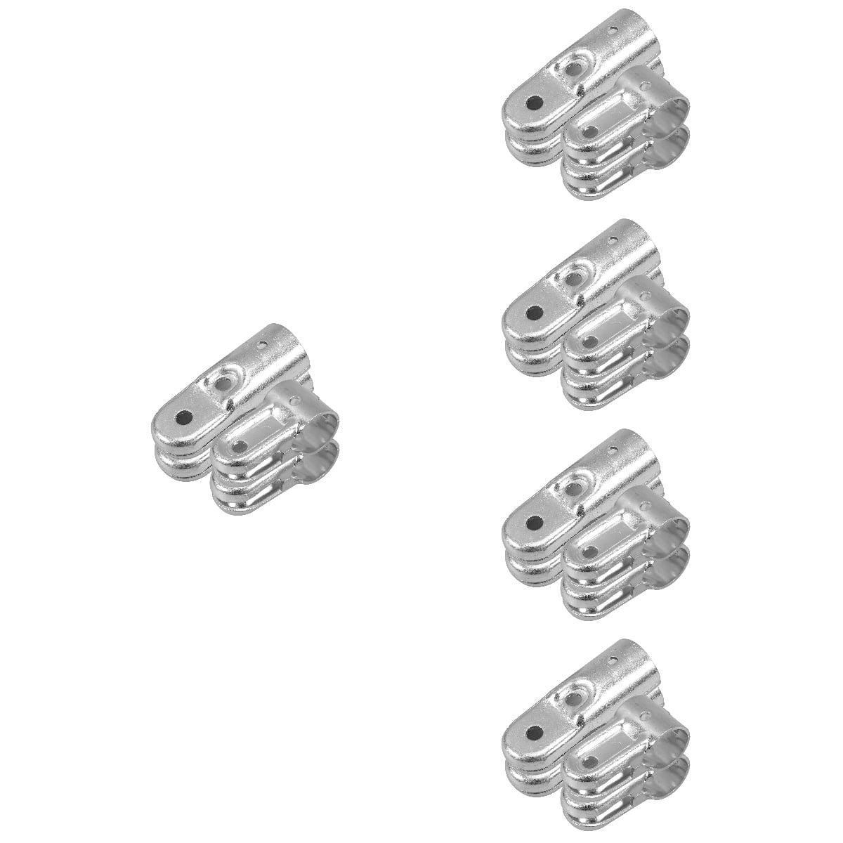 Raindrops 10 pcs End Rail Connectors Chain Link Fence Clamps Structural ...
