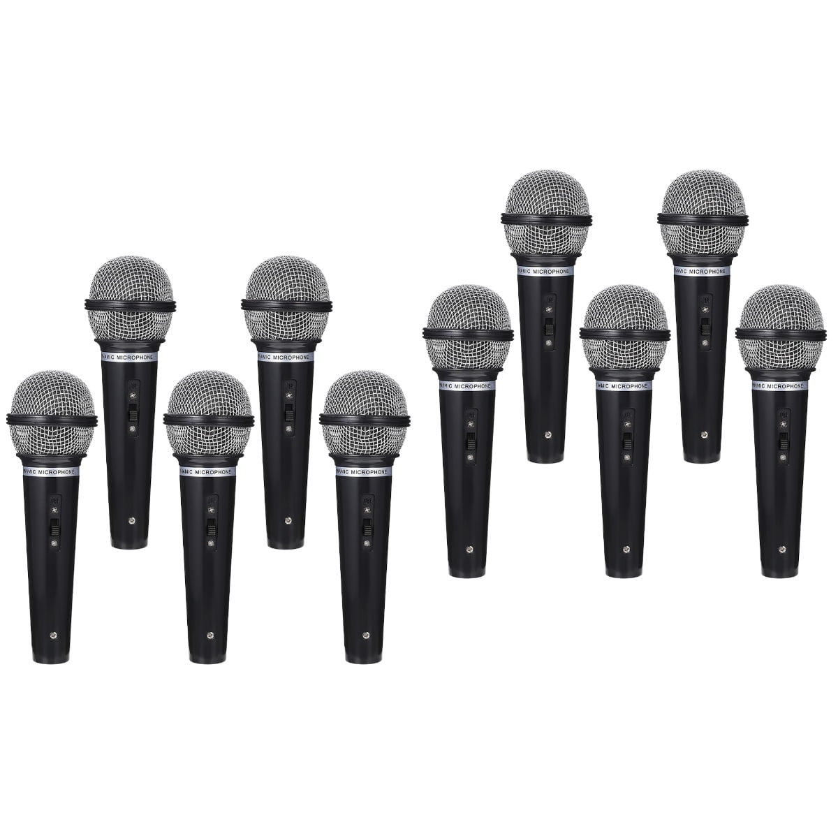 Raindrops 10 pcs Fake Microphone Model Prop Pretend Microphone Prop ...