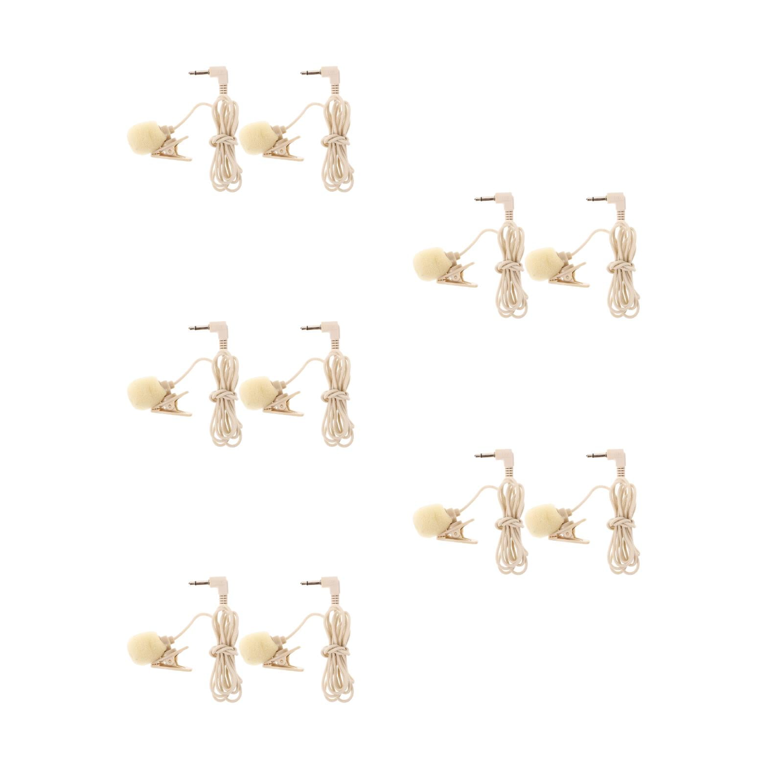 Raindrops 10 pcs Lapel Microphone Mobile Phone High Sensitivity ...