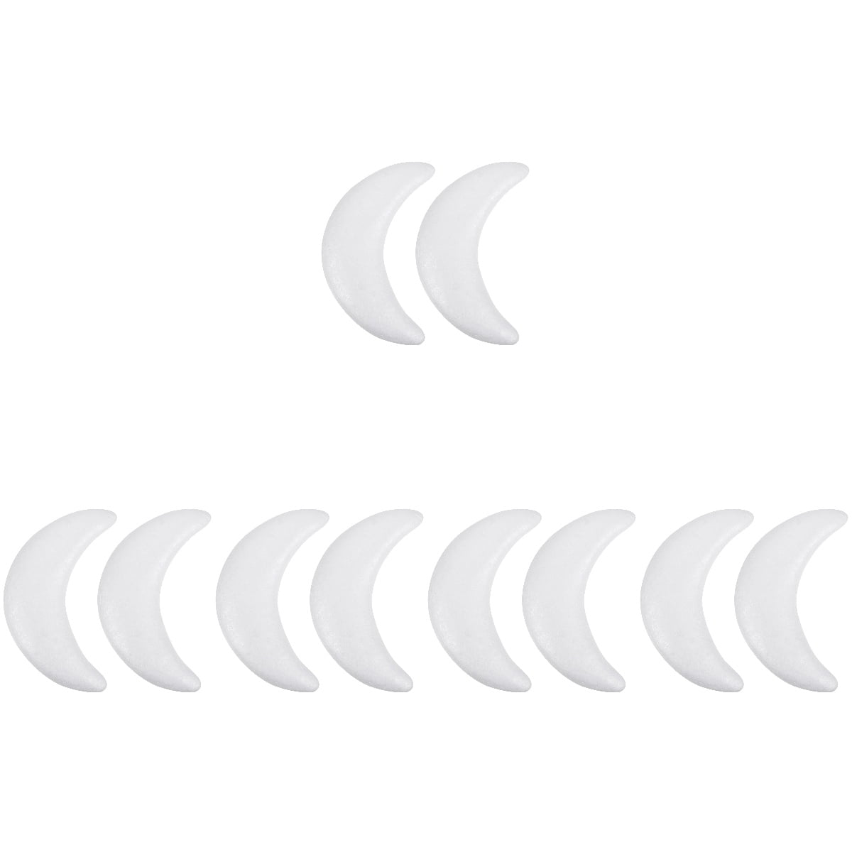 Raindrops 10 pcs Moon Shape Cake Practice Foam Model Moon Foam Cake ...