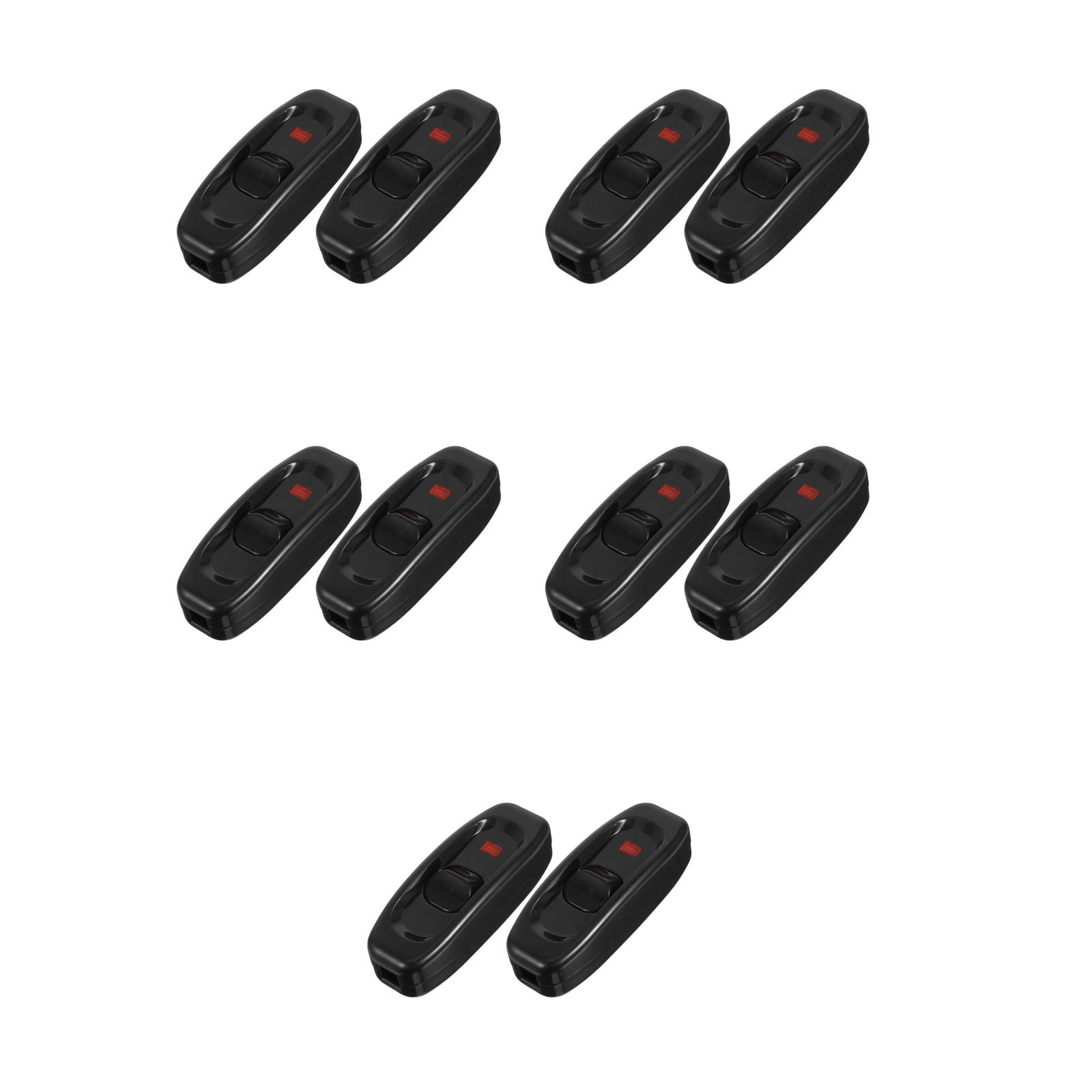 Raindrops 10 pcs Push Button Switch Replacement Inline Cord Switch Switch Replacement Inline ...