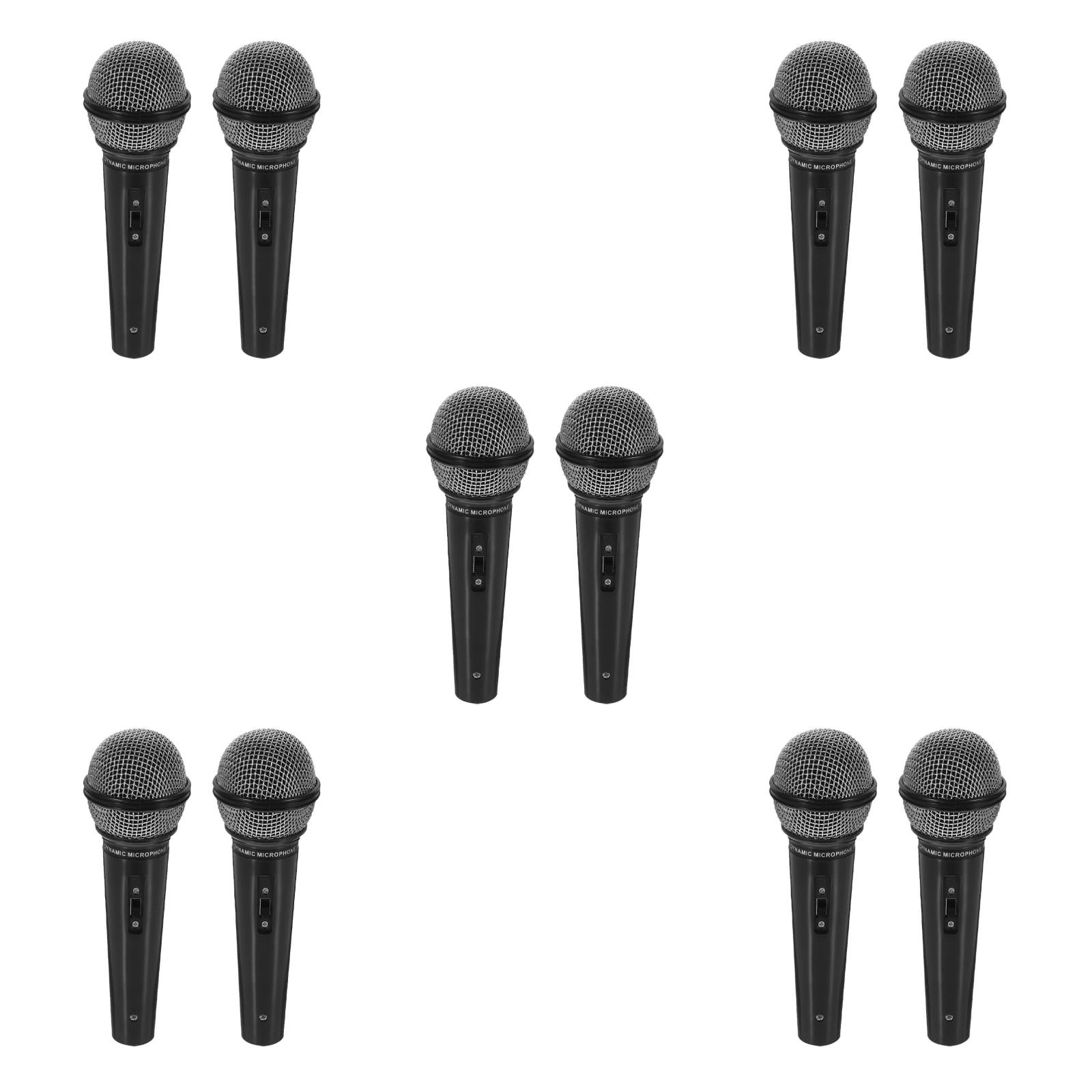 Raindrops 10 pcs Simulation Microphone Models Kids Pretend Play Toys ...