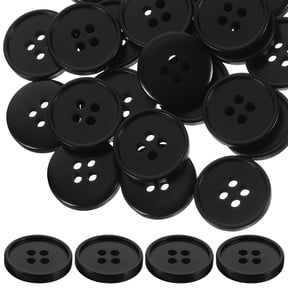Black Buttons for Arts Crafts Sewing