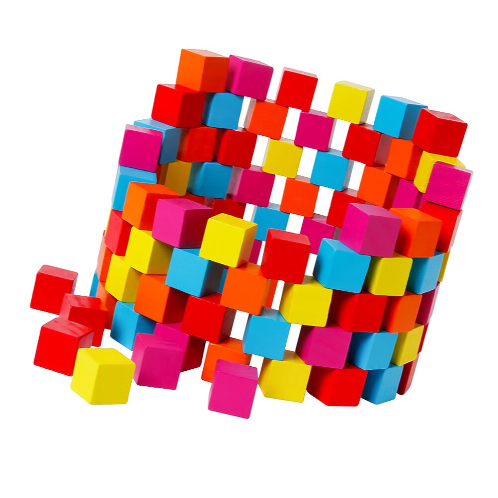 Raindrops 100 PCS Cube Blocks Educational Playthings Baby Child ...