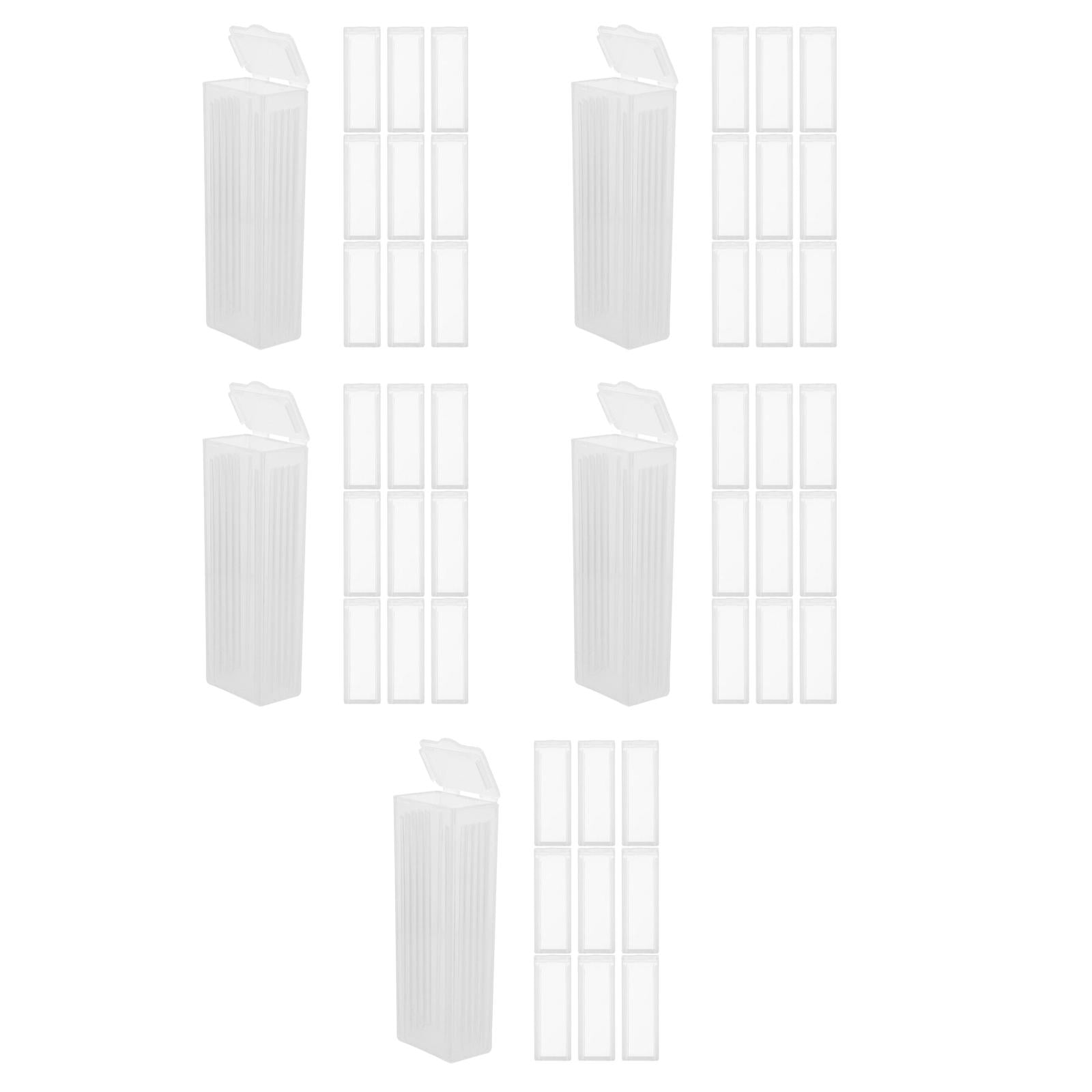 Raindrops 100 PCS Microscope Slide Case Plastic Microscope Slide ...