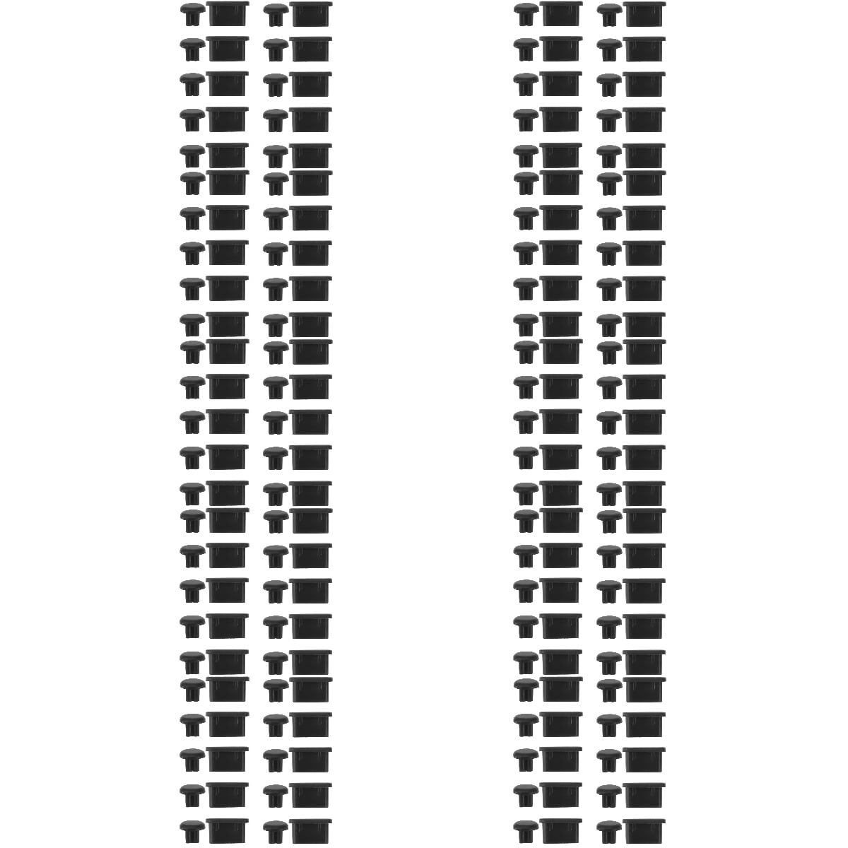 Raindrops 100 Pairs 3.5mm Earphone Jack Plugs And Type-C Port Plugs for ...