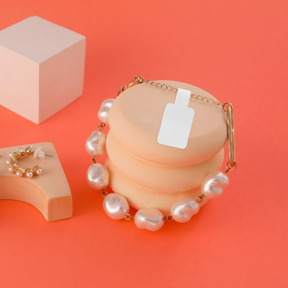 Raindrops 100 Pcs Blank Jewelry Price Tags Self Adhesive Stickers For ...