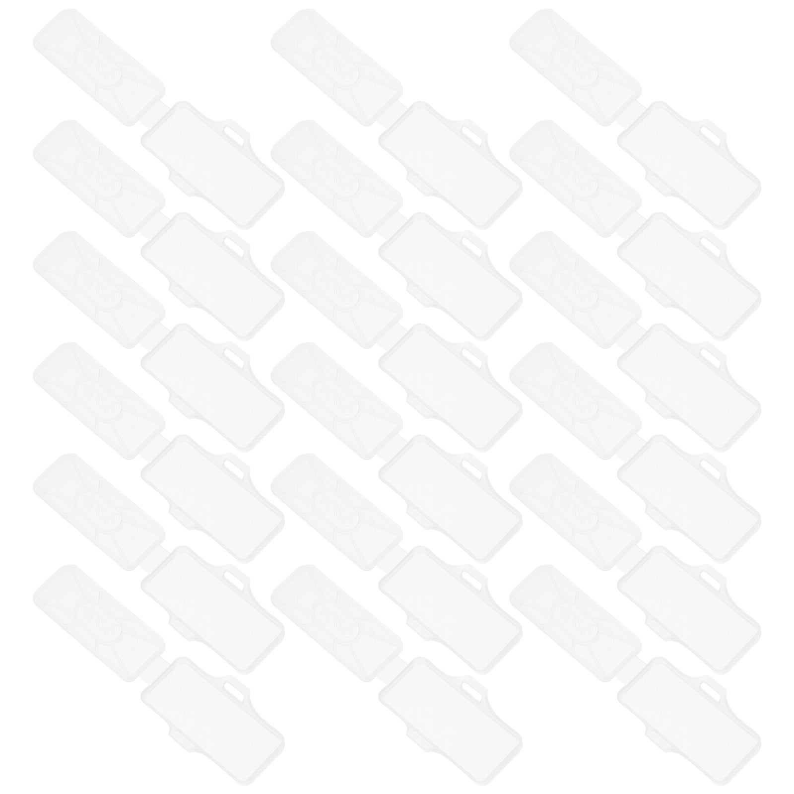 Raindrops 100 Pcs Cable Labels Case Wire Sign Name Holder Clips Thermal ...