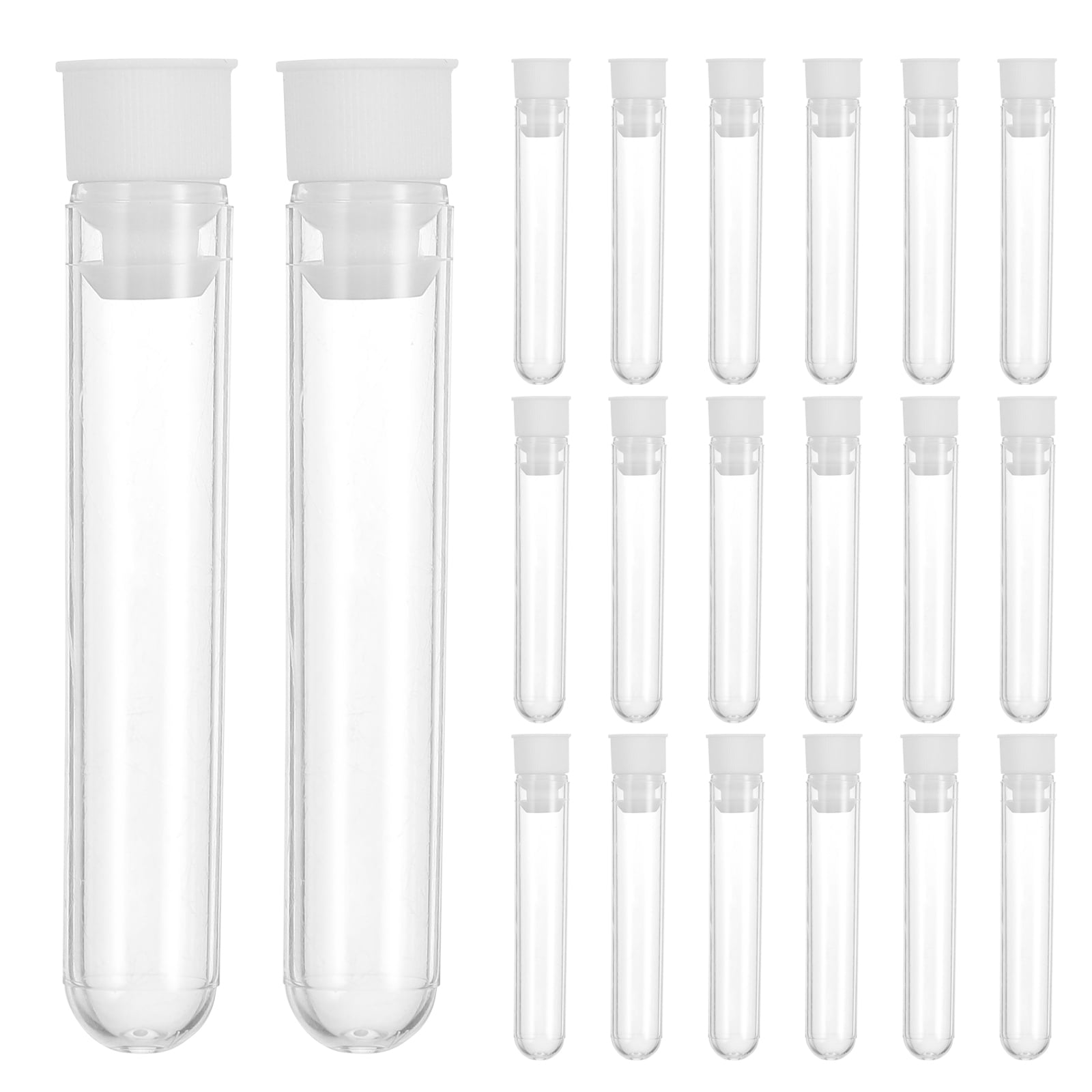 Raindrops 100 Pcs Candy Jar Clear Test Tubes Travel Size Test Tubes 6X1 ...