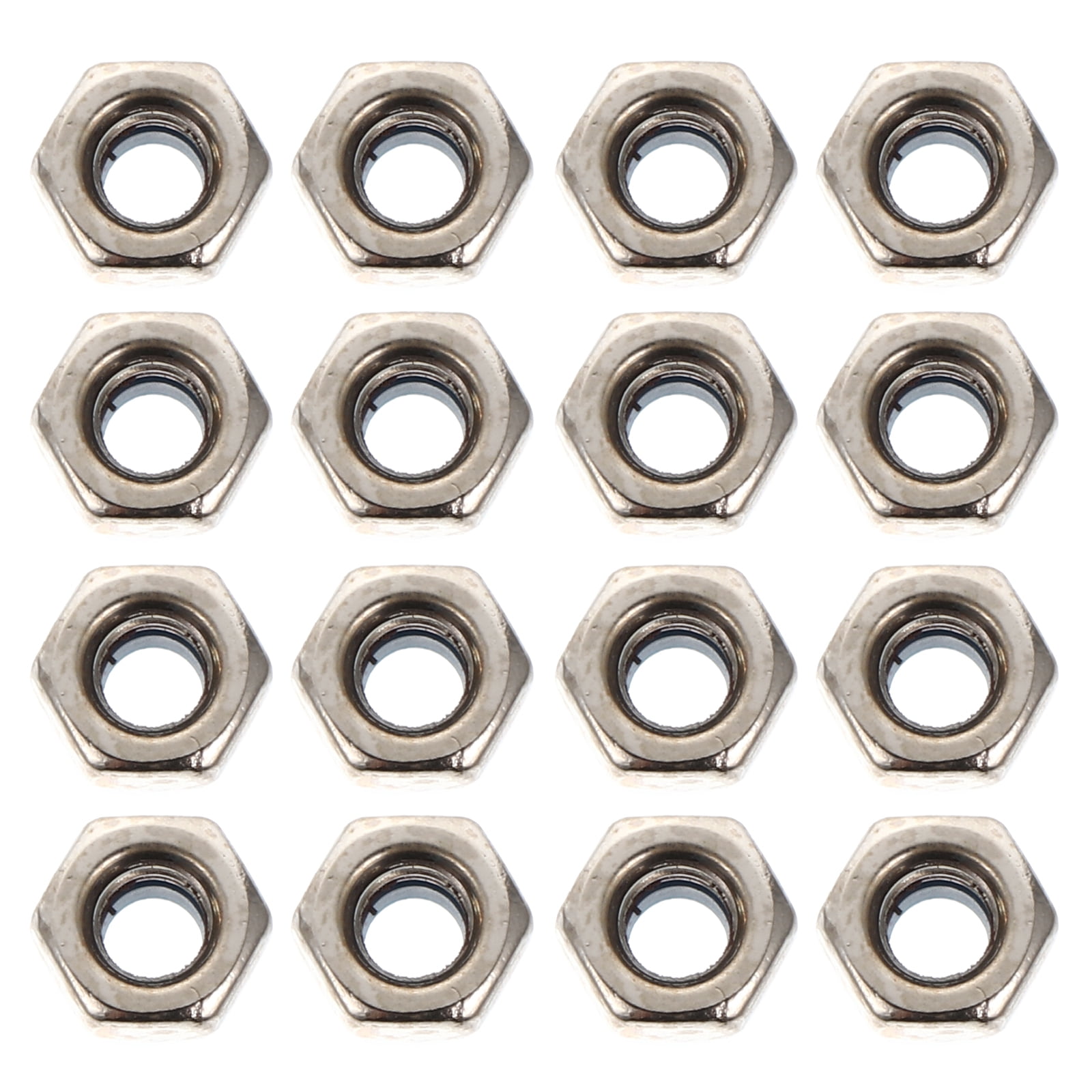 Raindrops 100 Pcs Carbon Steel Nut Bean Rack Screws and Cage Nuts Lock ...