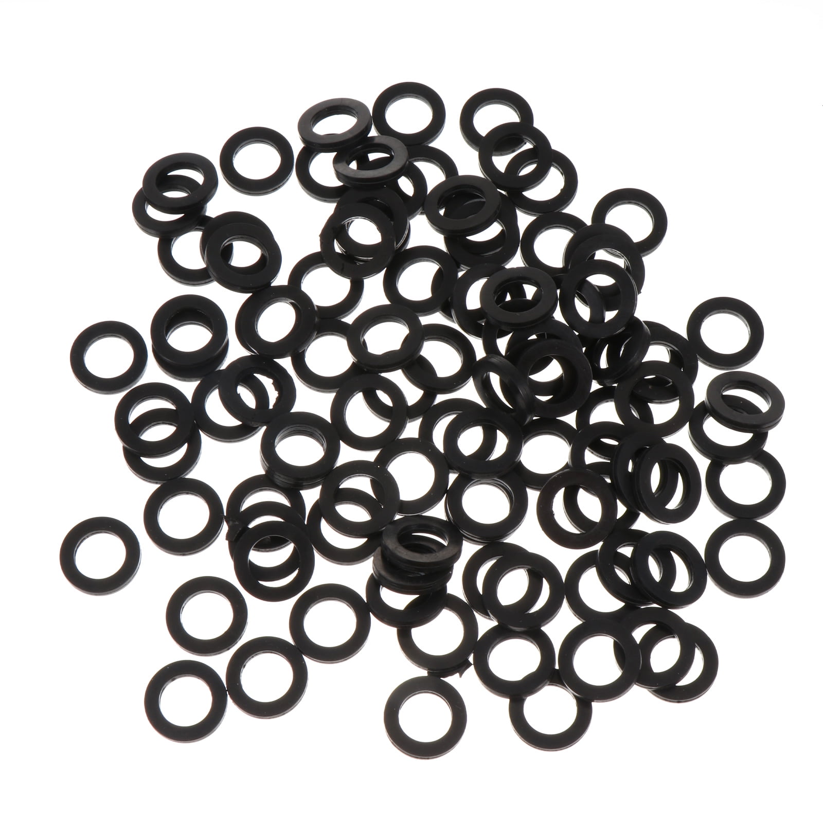 Raindrops 100 Pcs Circular Flat Rubber Washers for Water Applications ...