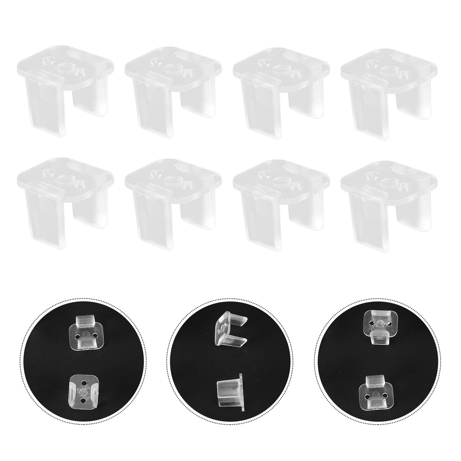 Raindrops 100 Pcs Fixing Buckle LED Strip Mounting Clips Brackets ...
