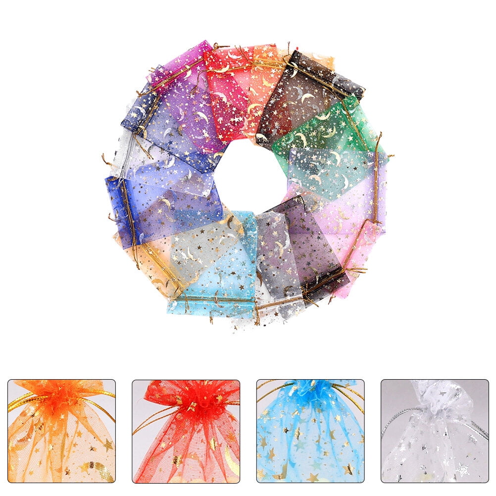 Raindrops 100 Pcs Gift Wrapping Bag Packing Pouches Drawstring Storage ...