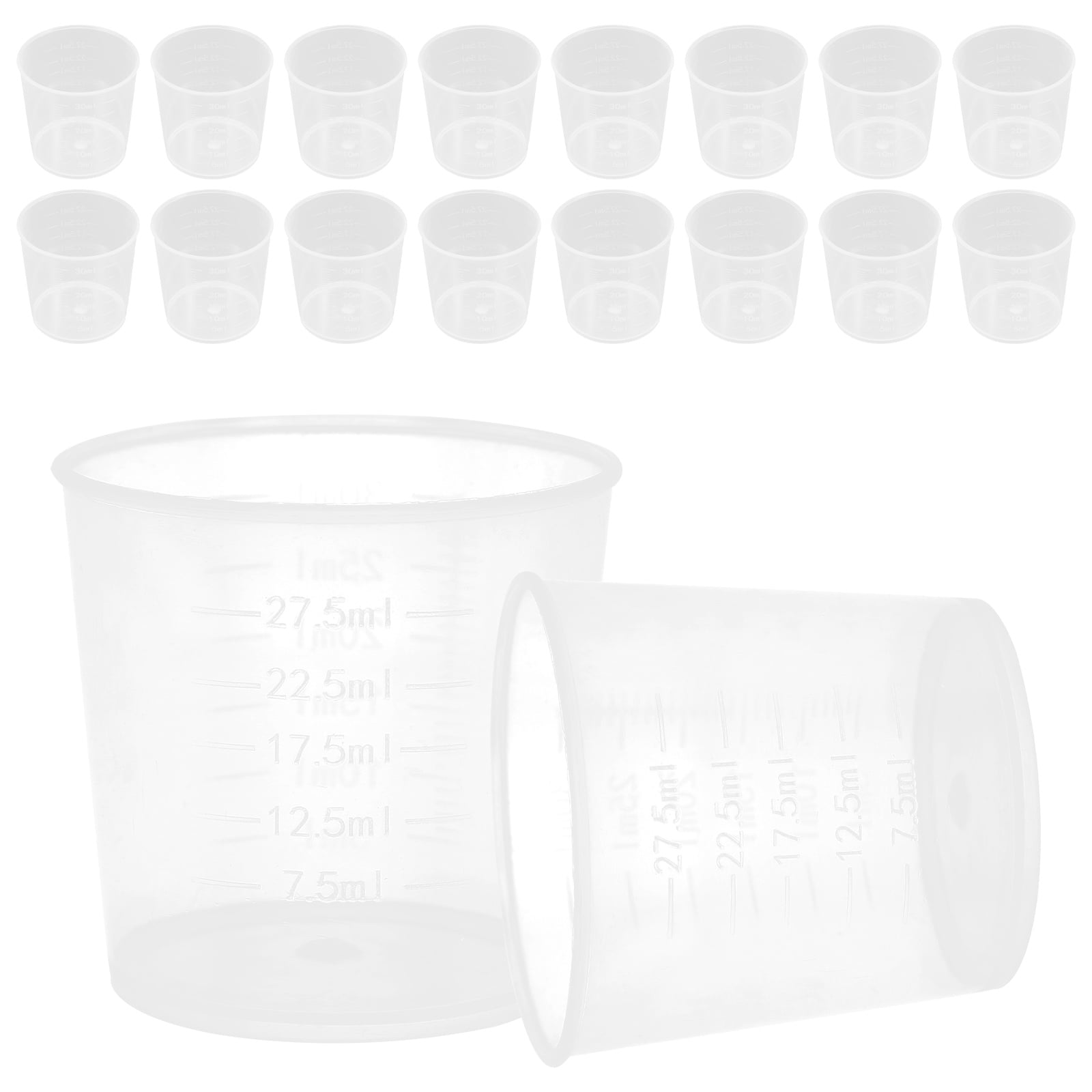 Raindrops 100 Pcs Graduated Measuring Cup Liquid Container with ...
