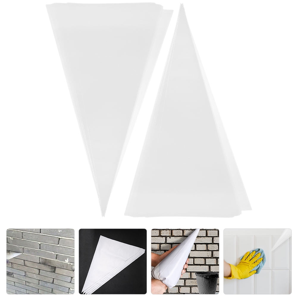 Raindrops 100 Pcs Grout Bag for Tile Installation Walls Caulk Piping ...