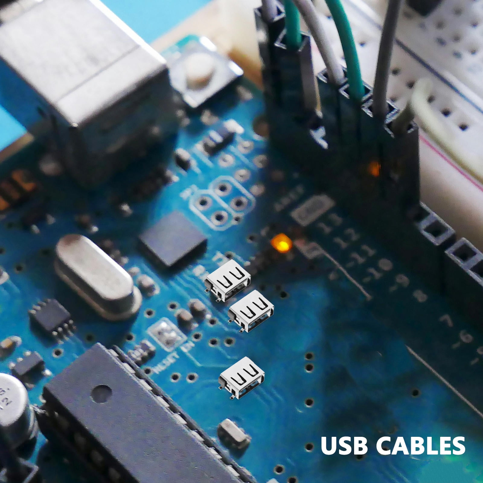 Raindrops 100 Pcs USB Port Replacement Extension Adaptor Mini Adapter ...