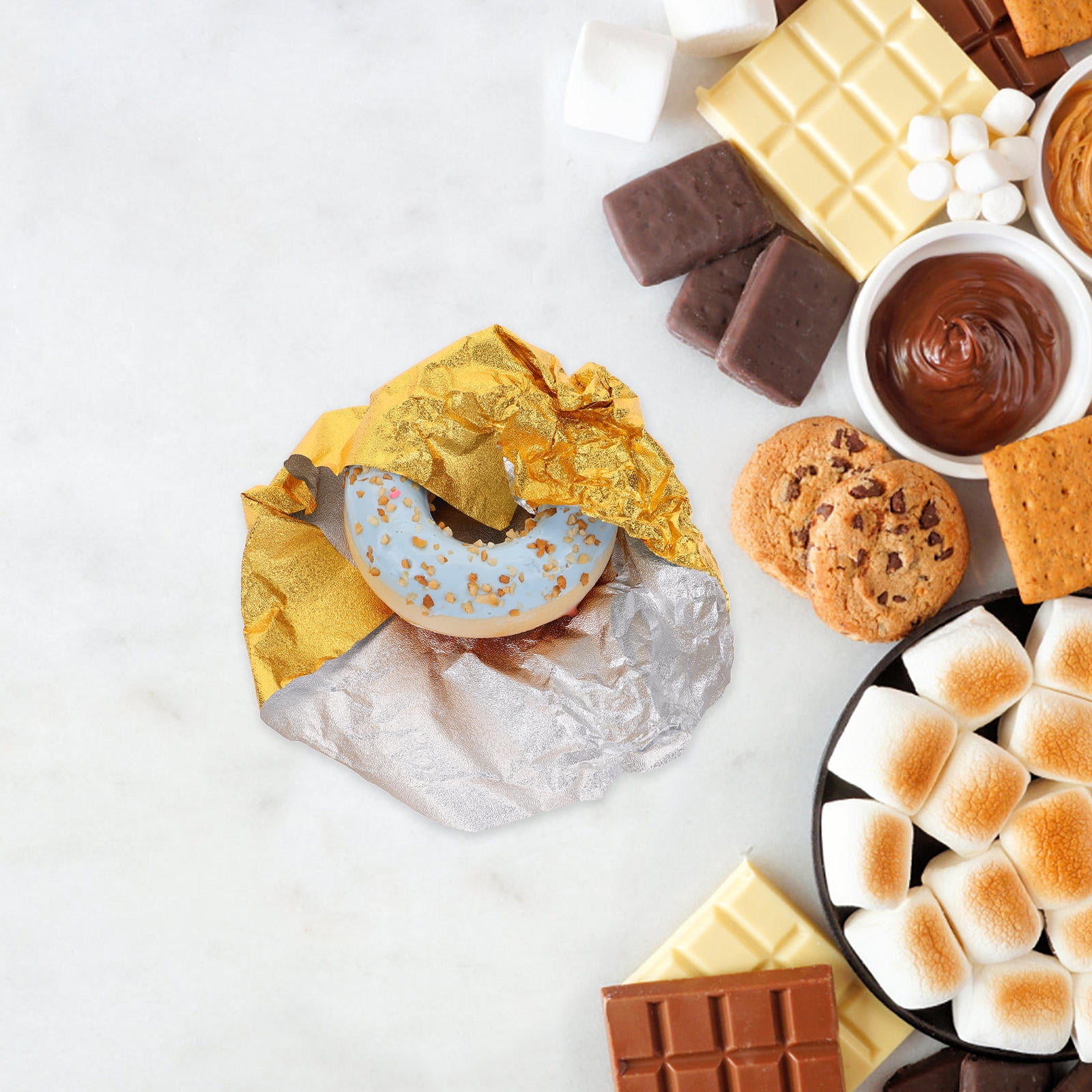 Raindrops 100 Pcs Wrapping Paper Foil Food Packaging Tin Paper 20.00X20 ...